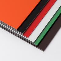 China PE Core 0.3mm Fire Proof ACP Sheet Cladding ISO Advertising 1220x2440mm for sale