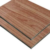 China Maple Wooden Exterior PVDF Aluminum Composite Panel Cladding for sale