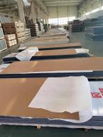 China Aluco Bond Aluminum Composite Panel 2-6mm Thickness with Steel Gold Brushed Colors for Cladding and Signage for sale