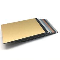 China Flash Silver Solid Aluminium Sheet ACP 4mm for Cladding 1220x2440mm for sale