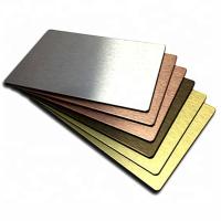 China PE Unbroken Core Metal Cladding Sheet ACP 1220mm Width 4mm Thickness for sale