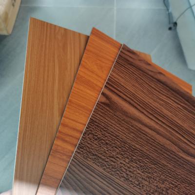 China PVDF Wooden Aluminum Composite Panel 1220mm x 2440mm with 10-15 Year Guarantee for Construction for sale
