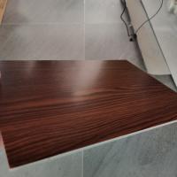 China PVDF Wooden Aluminum Composite Panel 1220mm x 2440mm with 10-15 Year Guarantee for Construction for sale