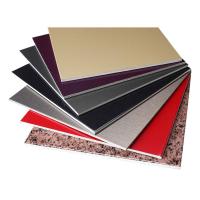China 4mm Thickness PE Aluminum Composite Panels 1220mm x 2440mm for Building Cladding with 5-8 Year Warranty for sale