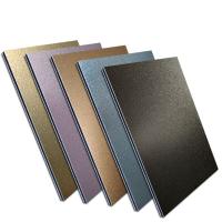 China 4mm Thickness PE Aluminum Composite Panels 1220mm x 2440mm for Building Cladding with 5-8 Year Warranty for sale