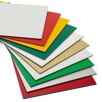 China Gold Mirror 3mm Aluminum Panel For Advertising Board Printing for sale