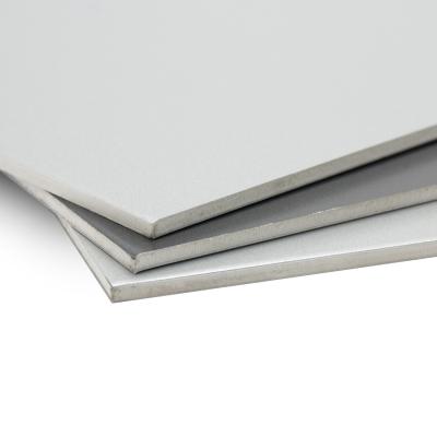 China Silver Mirror 1570mm Fireproof Aluminum Composite Panel FR ACP - 3mm-8mm Thickness, PVDF Coating for Building Cladding for sale