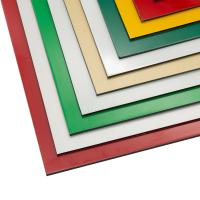 China 0.5mm Thickness PE Aluminum Composite Panel For Curtain Wall for sale