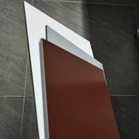 China 3mm PVDF Aluminum Composite Panel 1220x2440mm for Exterior Wall Cladding with 10-15 Year Warranty for sale