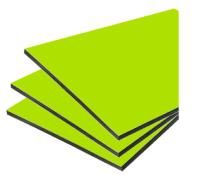 China 1250mm PE Coating Aluminum Composite Panel ACM Anti Static for sale