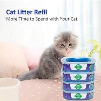 China Universal Fit Cat Litter Refill Bags 7 Layer Coextrusion 6m Length Pet Waste Disposal Liners for sale