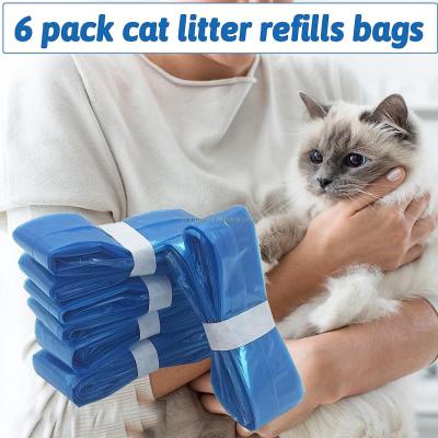 China Custom Fragrance Odor Control Biodegradable Refill Bags 4.5m-8m Length for Nappy Bins & Cat Litter Pails for sale