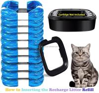 China Customizable Cat Litter Refill Bags 4.5m-8m Length Options with Biodegradable Materials for Pet Waste Disposal for sale