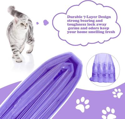 China Wholesale Custom Cat Litter Refill Cassettes 6m Drawstring Plastic Waste Bags for Pet Poop for sale