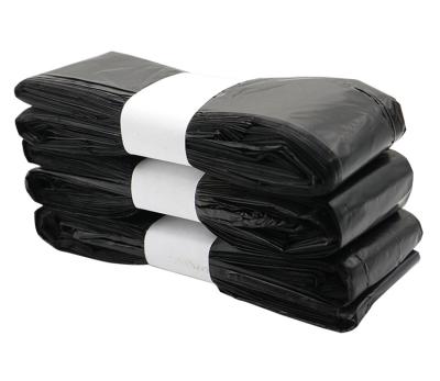 China Customized Compostable Kitchen Trash Bags 4.5m Length Black Automatic Self Seal Trash Can Bags for sale