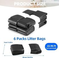 China Heavy Duty Diaper Pail Refill Bags 7 Layer Coextrusion Odor Lock Trash Bags 6m Length Customizable for sale
