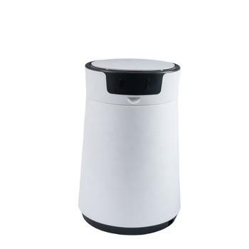 China Automatic Self-Sealing Smart Trash Can with Induction Sensor - 17.5L Capacity Hands-Free Bathroom Garbage Bin for sale