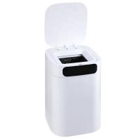 China Motion Sensor Touchless Trash Can 4.6 Gallon Self Sealing Smart Waste Bin Hands Free Disposal for sale