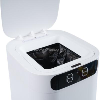 China Smart Automatic Trash Can 4 Gallon Self Sealing Self Changing Touchless Sensor Bin for Kitchen for sale