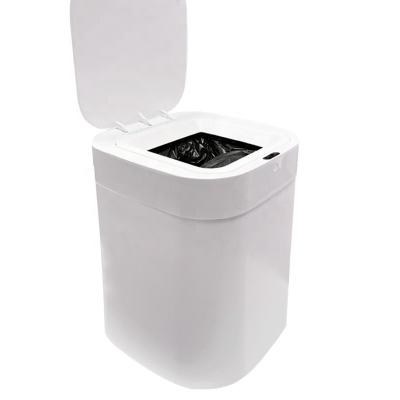 China Auto Seal Dustbin 17.5L Intelligent Induction Self Sealing Trash Can Hands Free Touchless Electric Trash Can for sale