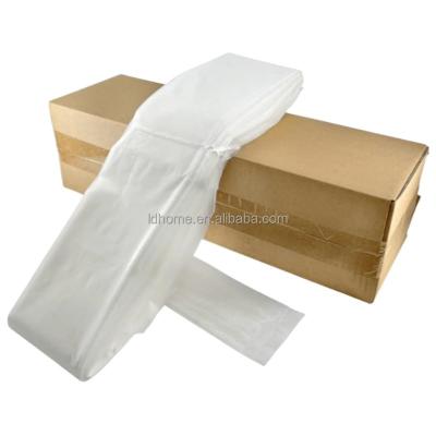 China Industrial Vacuum Bags 23M Long Continuous PE Dust Collector Bags Custom Size for sale