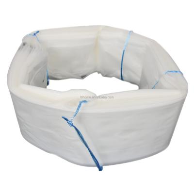 China Continuous Fold Dust Collection Bag for Dust Extractor Box of 4 Bags with Zip Ties Custom Size PE for sale