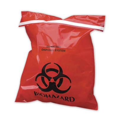 China Customized Medical Waste Bags 15m Red Hazardous Waste Bags Biodegradable PP/PE Material MOQ 200 pcs for sale
