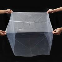 China LDPE Clear Square Bottom Plastic Bags 40x50cm Dust Moisture Proof for Industrial Machinery Protection for sale