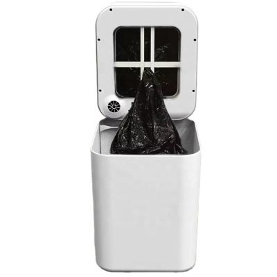 China 20L Smart Induction Trash Can with Automatic Packing & Sealing for Kitchen Waste Management for sale
