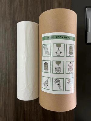 China 200m Nappy Bin Refill Kit Compatible with Tommee Tippee Sangenic Liner Film White for sale