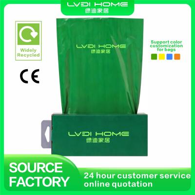 China Customizable Heavy Duty Pet Waste Bag 33.7x22.7cm Leak Proof Dog Poop Bags Recycled Plastic with Dispenser for sale