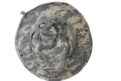China Jungle tactical Boonie Cap Camouflage Bucket Hats With Strings for sale
