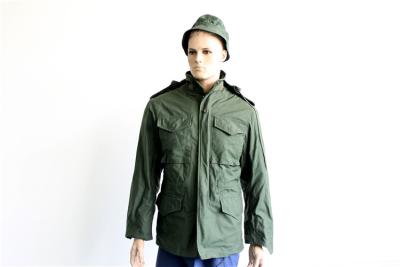 China Men Alpha M65 tactical Jacket With Hood Army Green Color for sale
