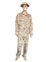 China 50 / 50 Nylon Cotton Fabric ACU tactical Uniform Set For Saudi Army 200gsm for sale