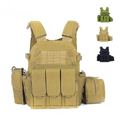 China Quick Release Nylon tactical Tactical Vest Khaki Bulletproof Waterproof tactical Vest Law Enforcement Vest Lightweight for sale
