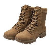 China Full Grain Leather Brown Combat tactical Boots Winter Mountaineering Boots Abrasion Resistant Puncture Proof for sale