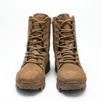 China Full Grain Leather Brown Combat tactical Boots Winter Mountaineering Boots Abrasion Resistant Puncture Proof for sale