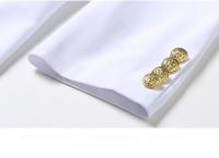 China Classic White Ceremonial Suit Waterproof For Formal Events Ceremonial Uniform White tactical Uniform With Shoulder Epaulets for sale