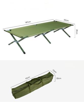 China Outdoor Camping Tactical Accessories Single Person tactical Style Camp Bed tactical Green for sale