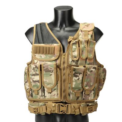 China Custom Camouflage  Lightweight Body Armor Tactical Vest Multifunctional Summer Tactical Vest Combat Waistcoat Breathable CS Field Equipment tactical Tactical Vest for sale