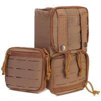 China Laser Storage Drawstring Tactical Magazine Bag With Adjustable Waist Belt And Waist Bag for sale