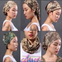 China Camouflage Quick Drying Tactical Neck Gaiter Outdoor Cycling Headscarf Anti Sand for sale