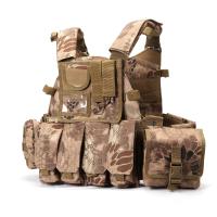 China Camouflage Tactical Combat Vest 1000D Fabric Multifunctional for CS Field Protective for sale