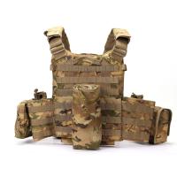 China Camouflage Tactical Combat Vest 1000D Fabric Multifunctional for CS Field Protective for sale
