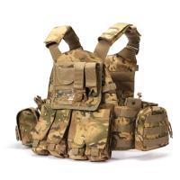 China Camouflage Tactical Combat Vest 1000D Fabric Multifunctional for CS Field Protective for sale