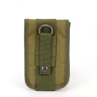 China Outdoor Phone Hanging Tactical Waist Bag 6 Inch With Molle System And Wallet for sale
