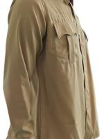 China tactical Dress Simple And Elegant Classic Khaki Officer'S Dress Uniform Set Wool Polyester Blend Shirt And  Pants Ceremonial Uniform for sale