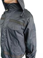 China Navy Blue All Weather tactical Jacket with Advanced Composite Fabric Technology and 4 Pockets Design for sale
