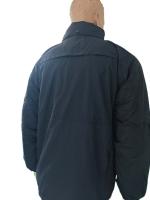 China Stealth Black tactical Parka With Detachable Thermal Liner And Utility Pockets Tactical Jacket for sale