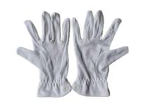 China Pure White Cashmere Lined Gloves Soft Touch Comfort for sale